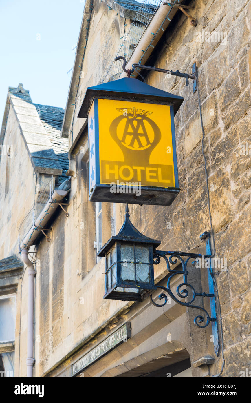 Old fashioned aa sign hi-res stock photography and images - Alamy