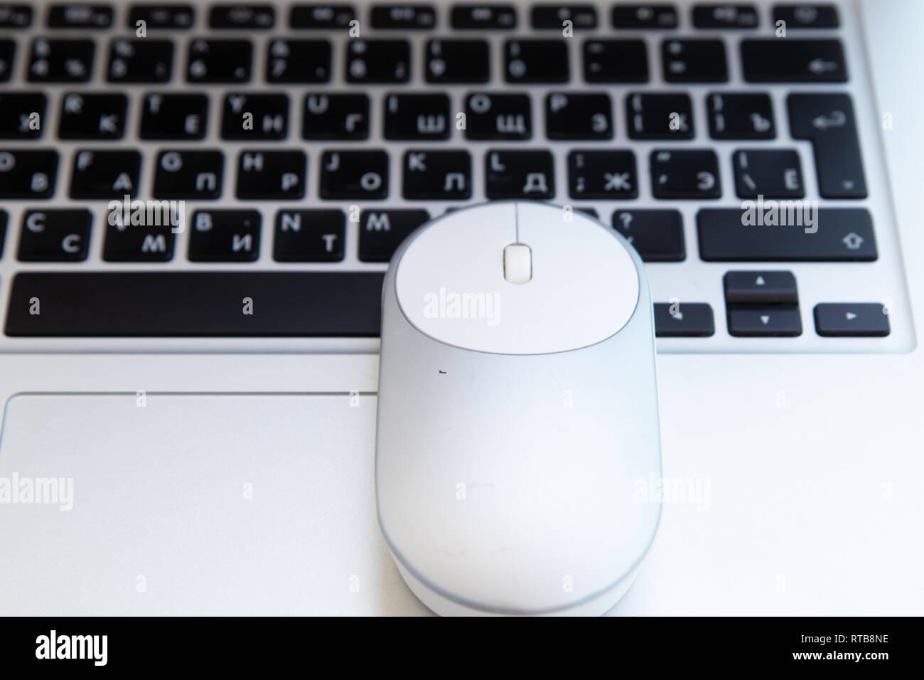 Computer keyboard mouse symbol logo hi-res stock photography and images ...