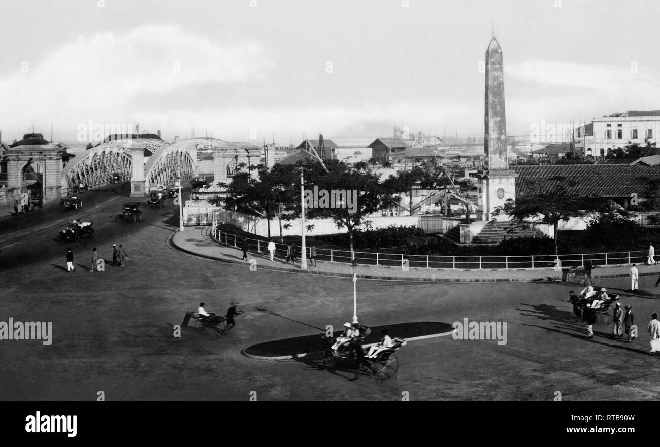 malaysia, singapore in a view towards the sea, 1920-30 Stock Photo - Alamy