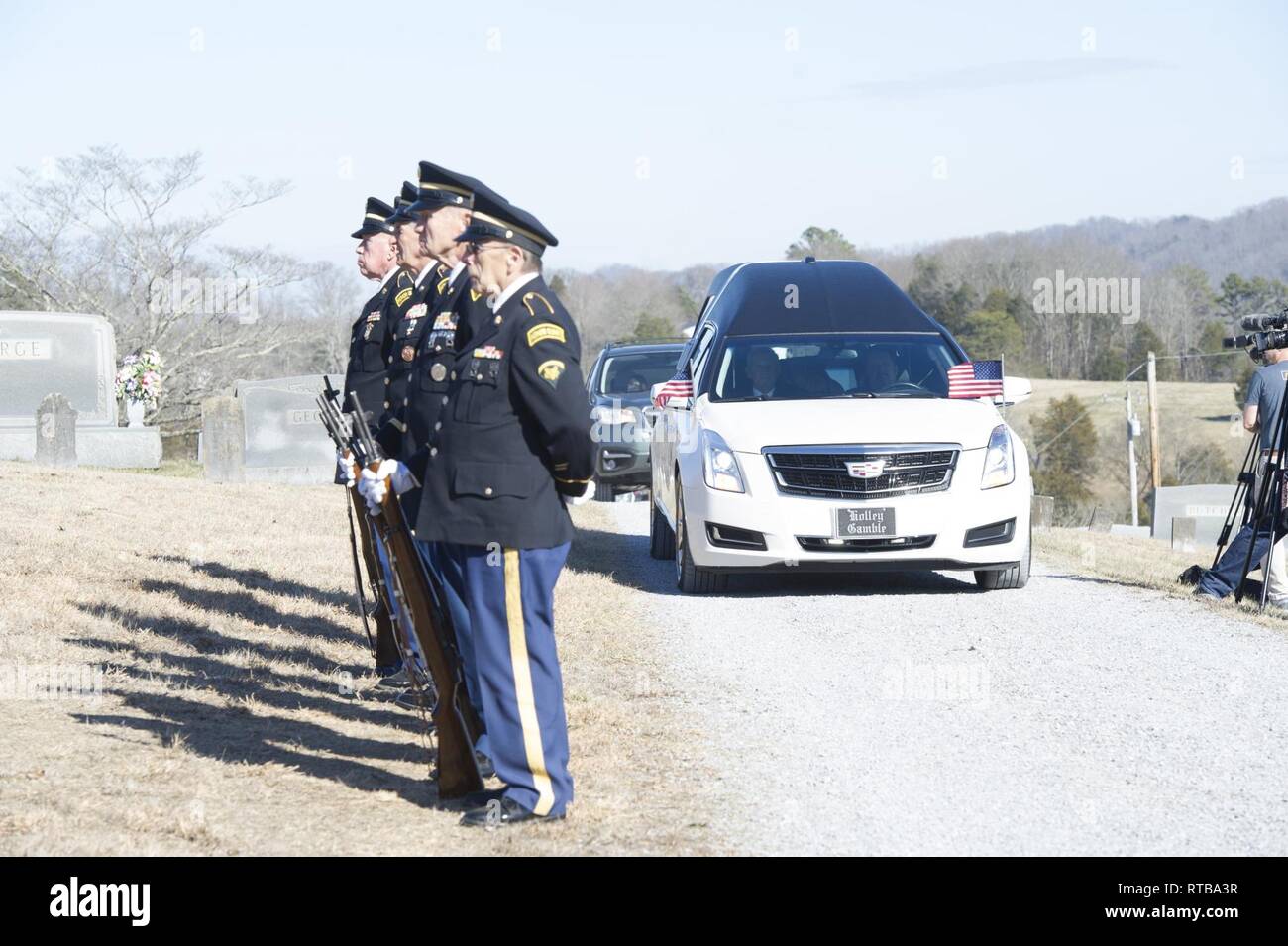 Maynardville, Tenn. (February 02, 2019) A funeral is held for Capt ...