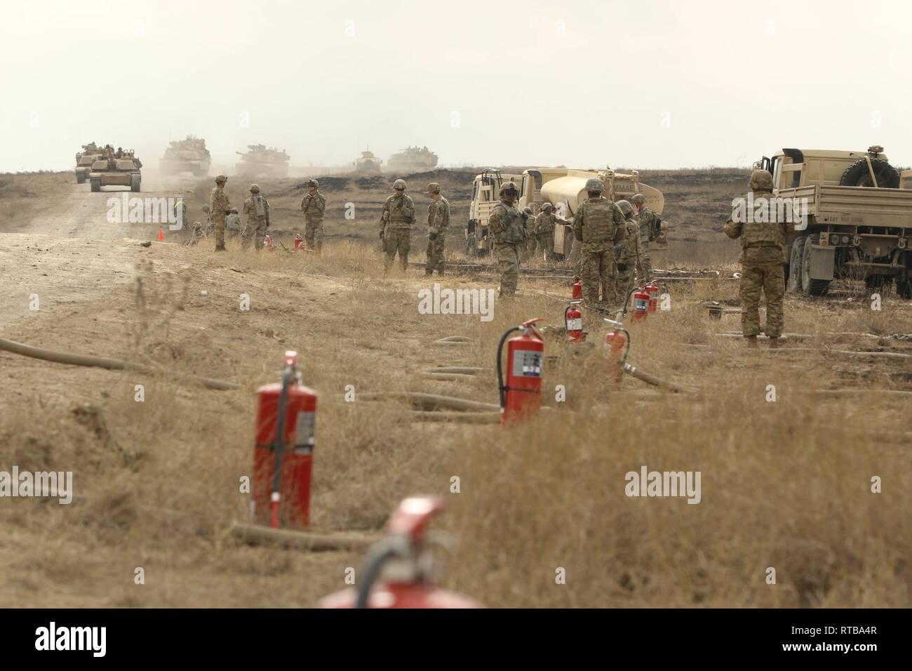 A petroleum platoon with 289th Composite Supply Company, 553rd Combat ...