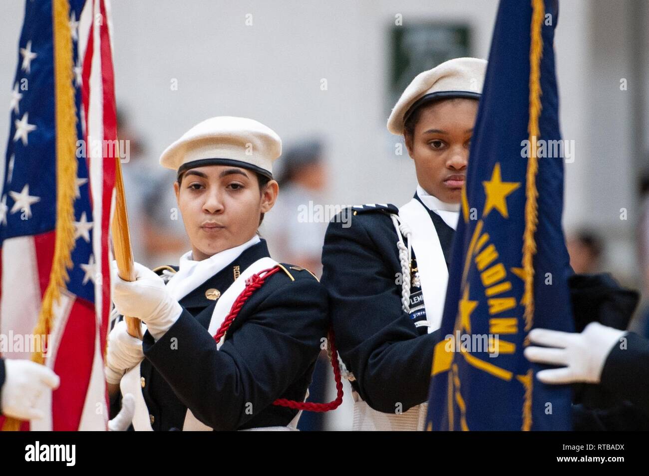 Jrotc color guard hi-res stock photography and images - Alamy