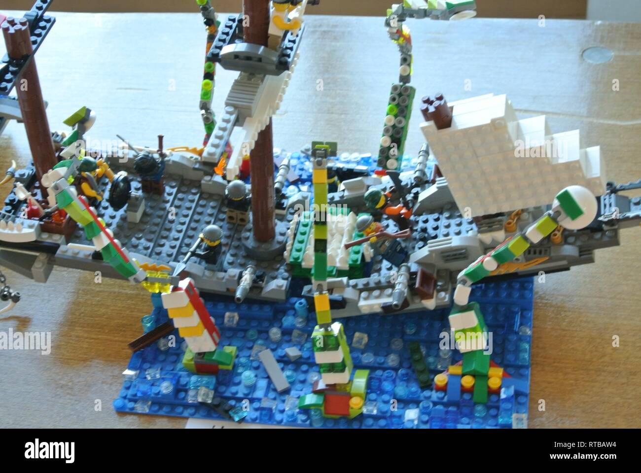 Pictured are some of the entries in the made at home LEGO brick model ...