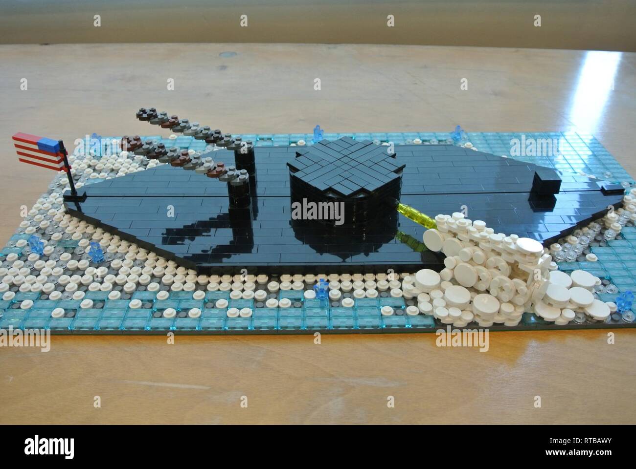 Pictured are some of the entries in the made at home LEGO brick model ...