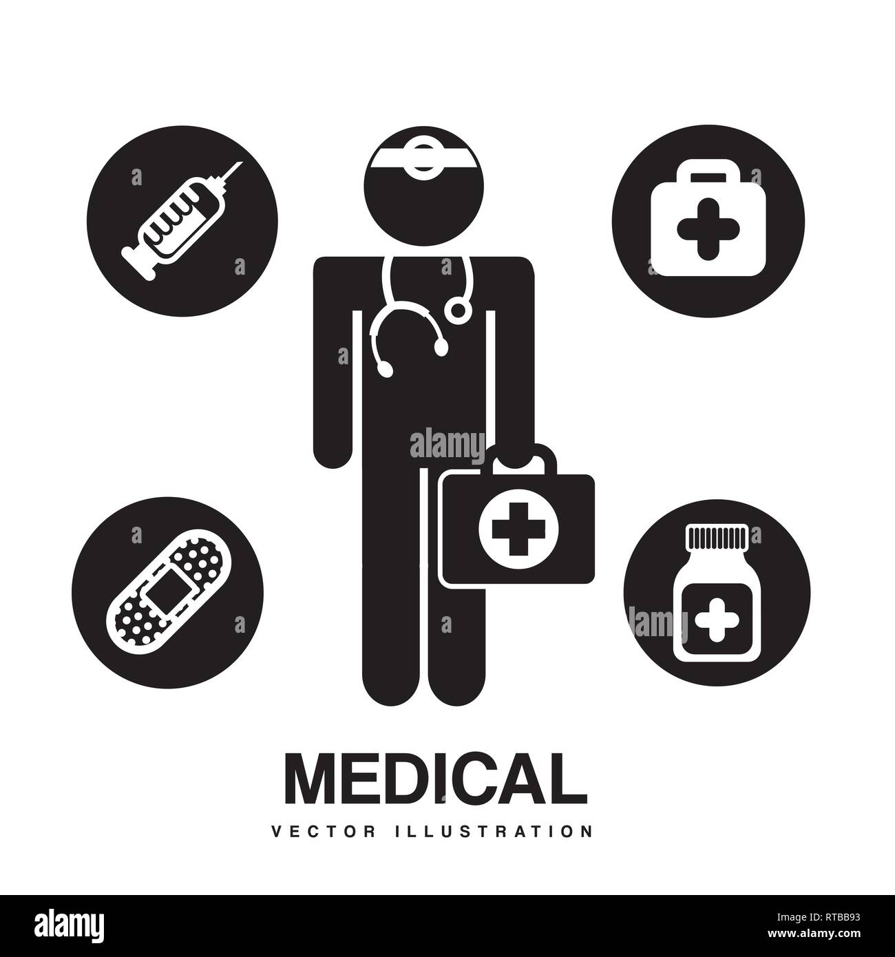 Medical kit professional stethoscope Cut Out Stock Images & Pictures ...