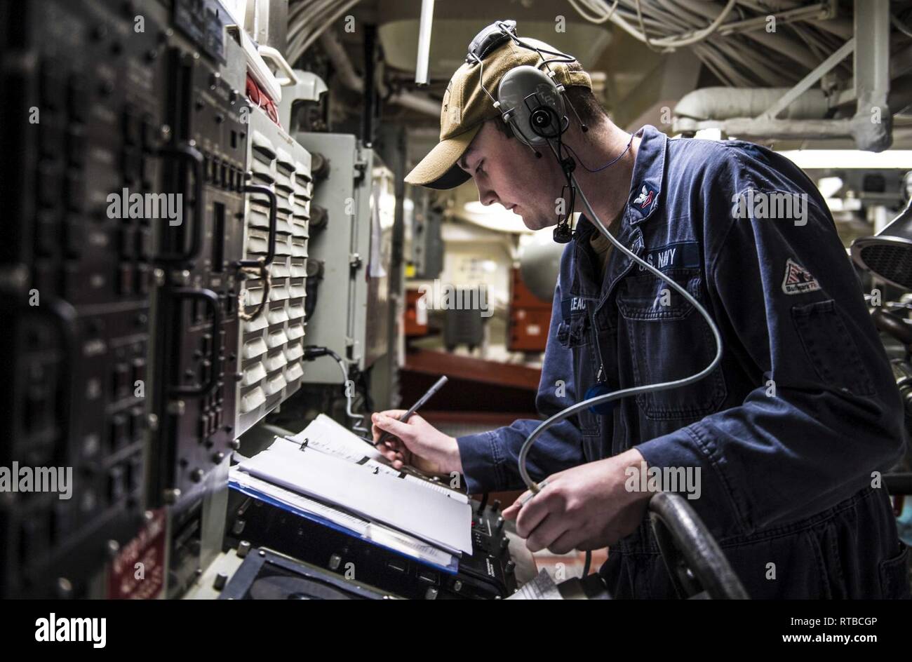 COPENHAGEN, Denmark (Feb. 03, 2019) – Machinist's Mate 2nd Class Dylan ...
