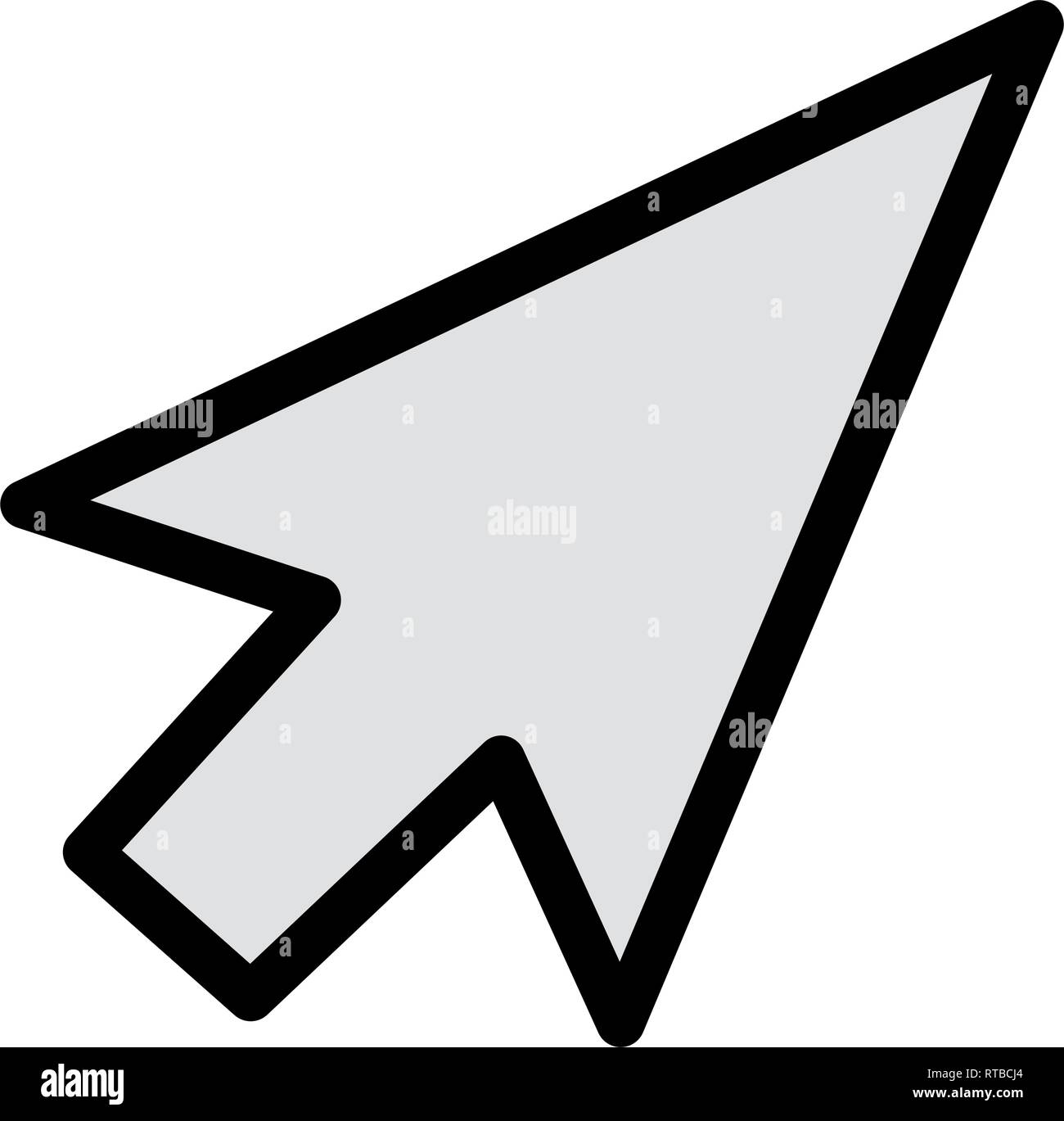arrow mouse pointer icon vector illustration design Stock Vector Image ...