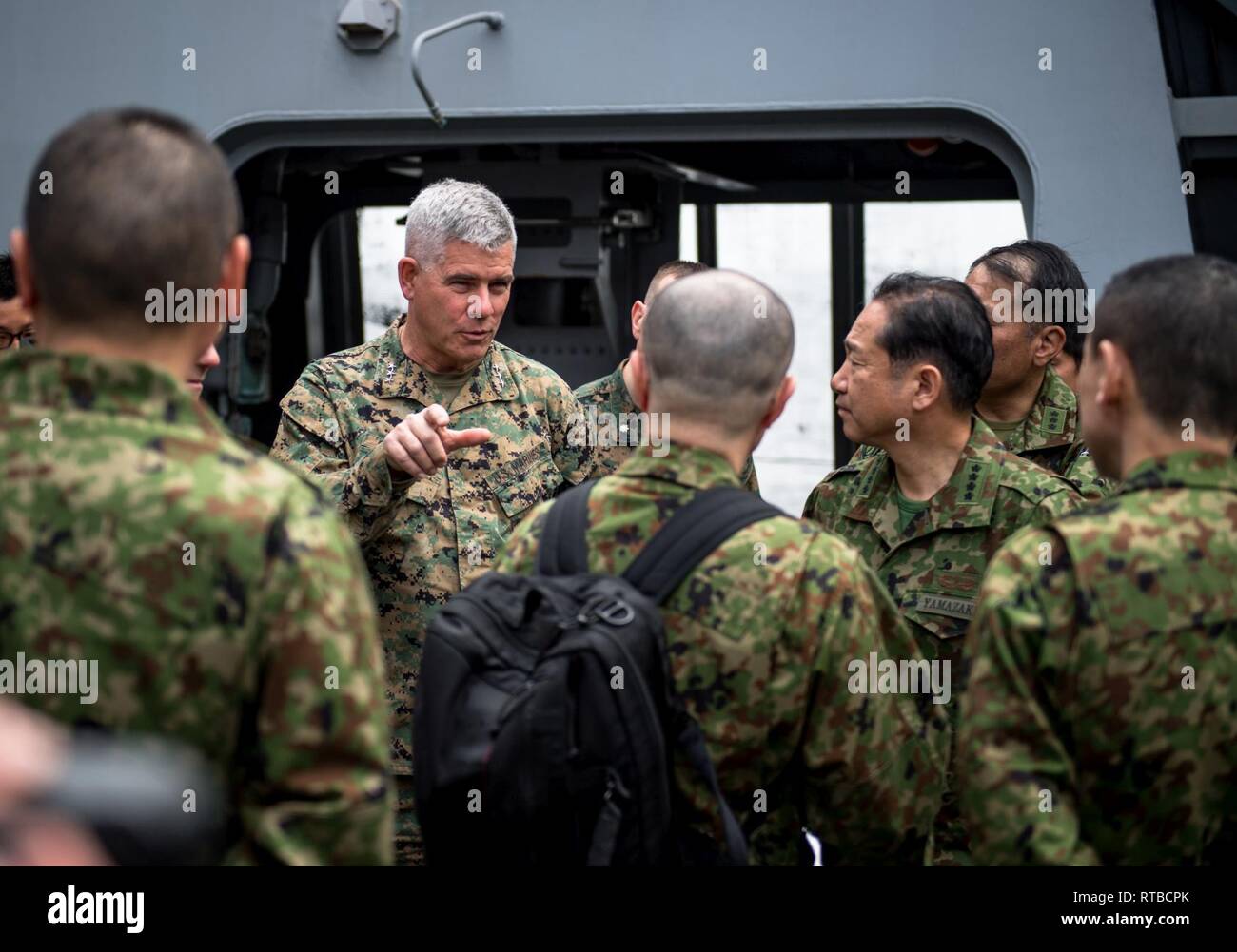 PACIFIC OCEAN (Feb. 3, 2019) – Lt. Gen. Joseph Osterman, commanding ...
