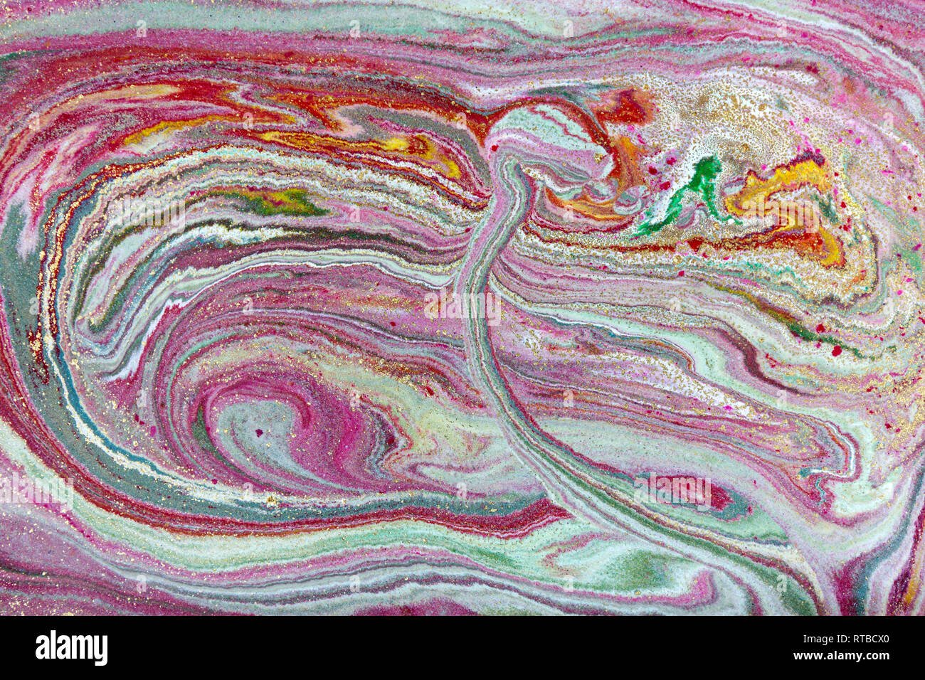 Pink and gold marbling pattern. Golden marble liquid texture Stock ...