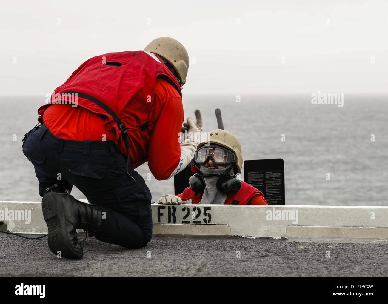 ATLANTIC OCEAN (Feb 3,2019) Aviation Ordnanceman Airman Jonathan ...
