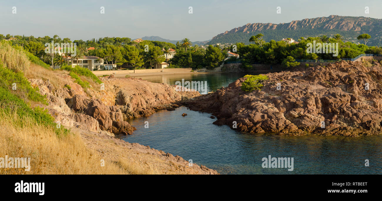 bay of agay, dramont, france Stock Photo - Alamy