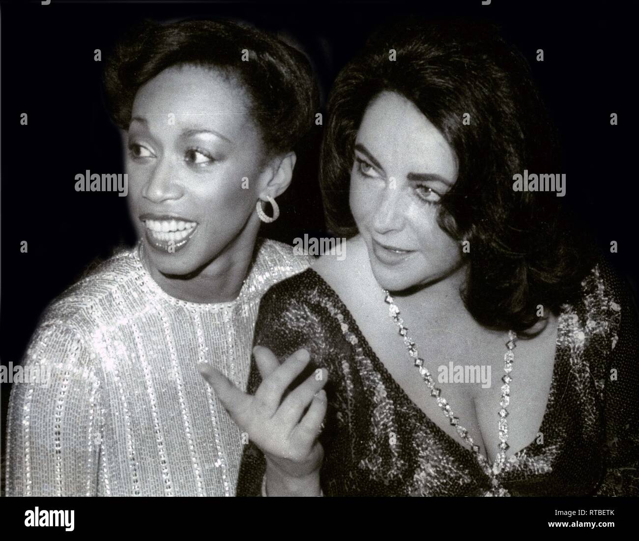 Altovese Davis and Elizabeth Taylor 1978 Photo By John Barrett ...