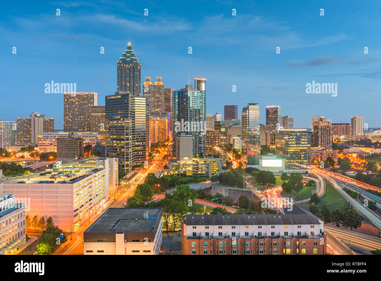 Aerial view atlanta hi-res stock photography and images - Alamy