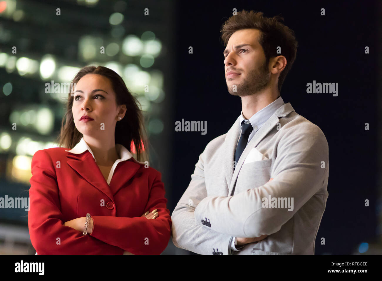 Business partners outdoor Stock Photo - Alamy