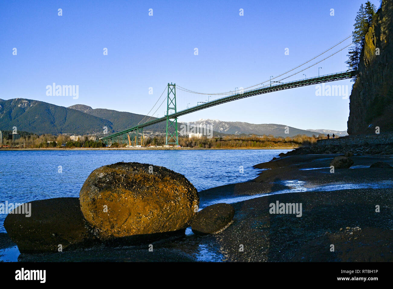 Lions Gate Bridge Vancouver High Resolution Stock Photography and ...