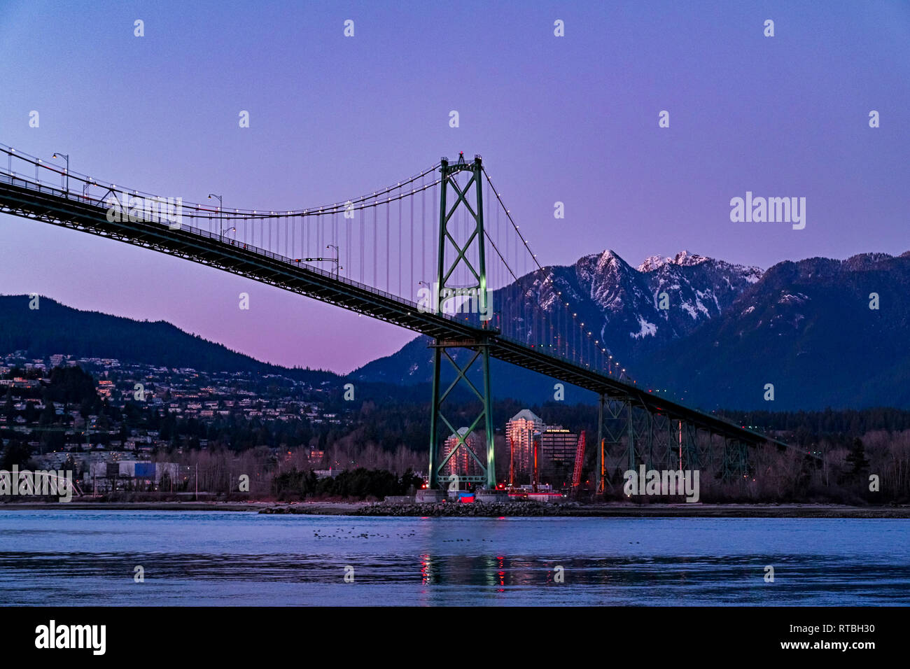 Lions Gate Bridge Vancouver High Resolution Stock Photography and ...