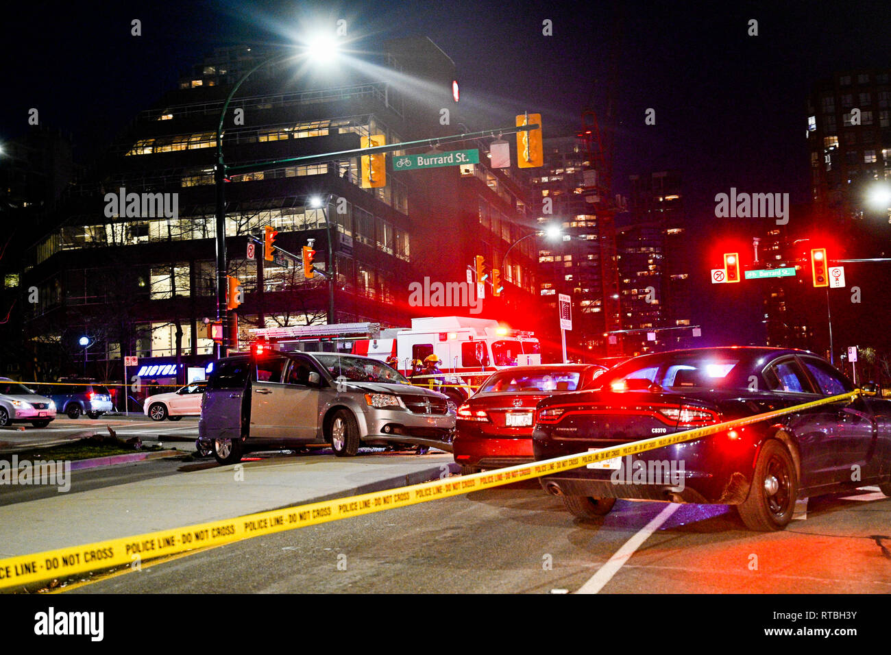 Night Car Accident High Resolution Stock Photography and Images - Alamy