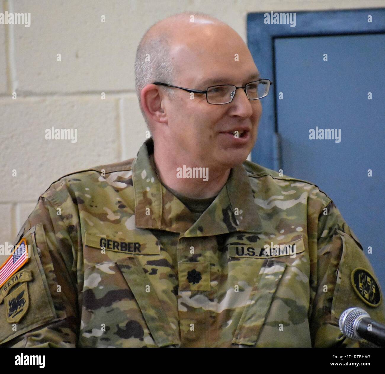 Army Lt. Col. Stephen P. Gerber, Information Operations officer and ...