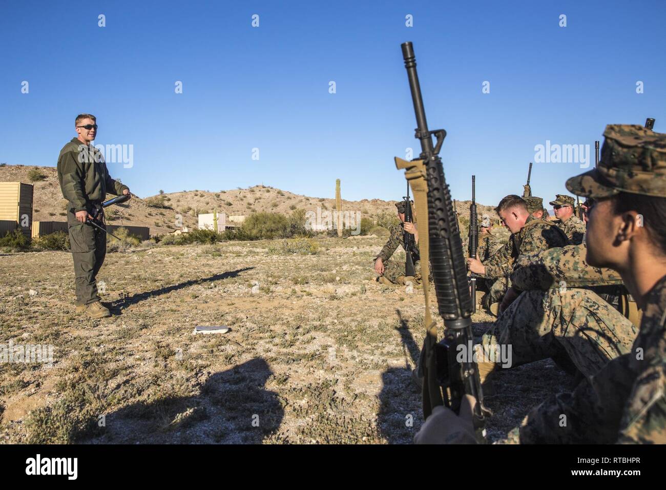 U.S. Marines and Sailors assigned to Marine Corps Air Station (MCAS ...