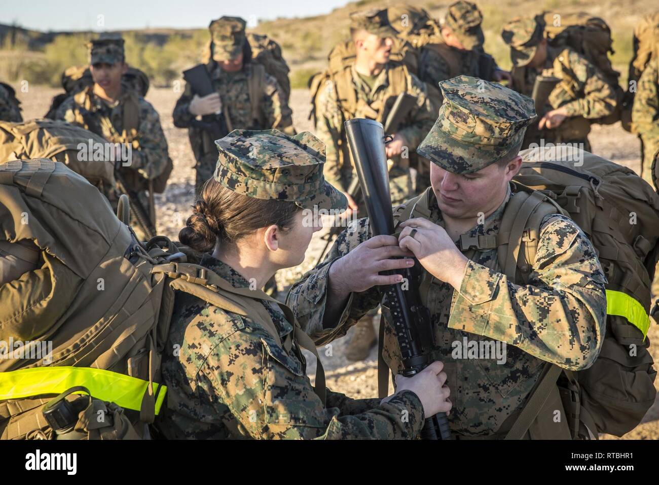 U.S. Marines and Sailors stationed on Marine Corps Air Station (MCAS ...