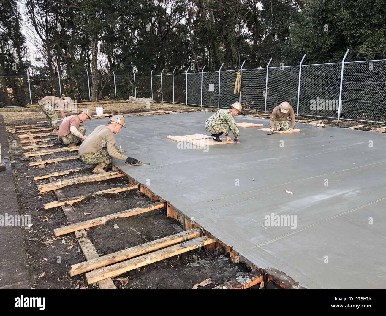 ATSUGI, Japan (Feb. 7, 2019) Seabees assigned to Naval Mobile ...