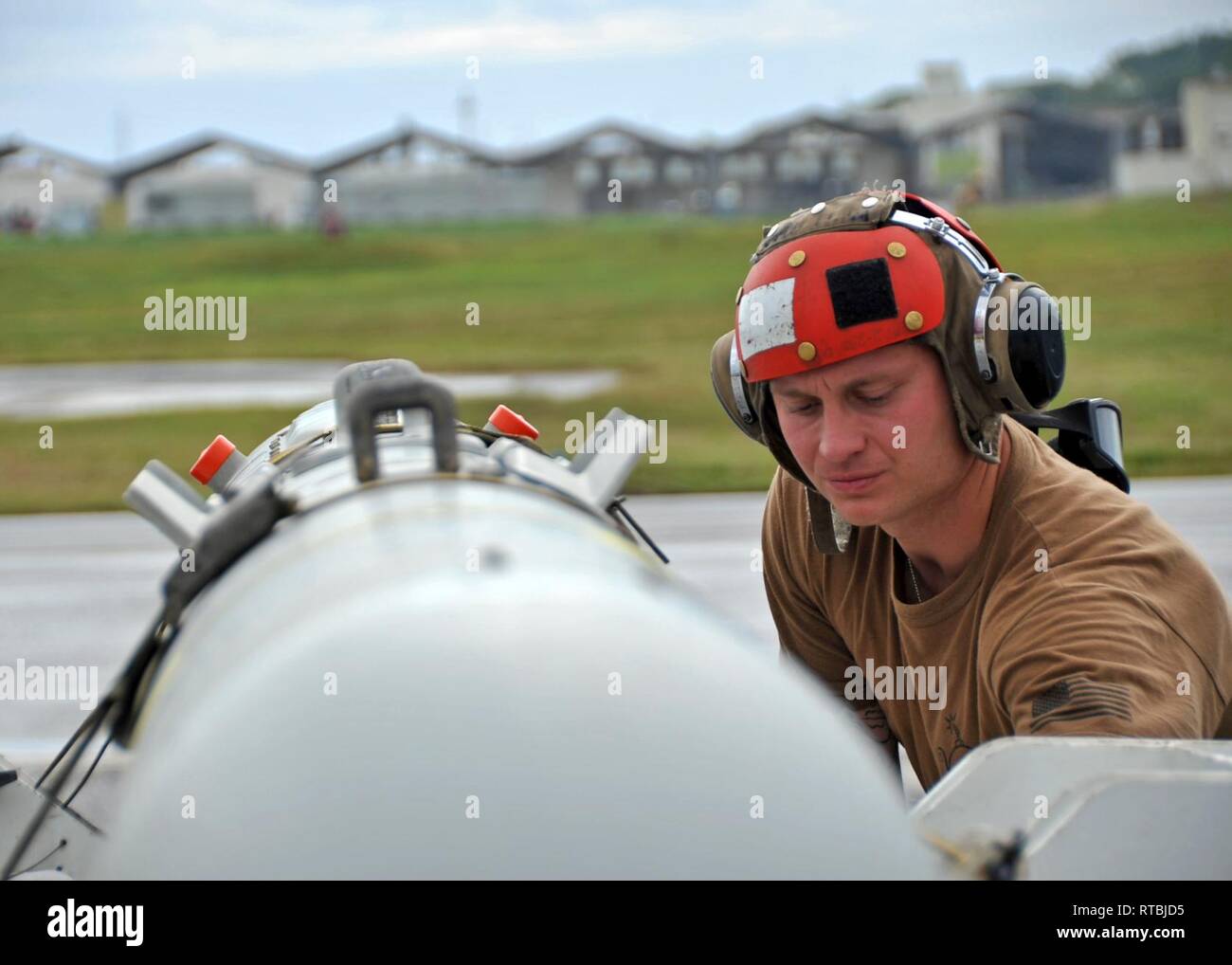 OKINAWA, Japan (Feb. 8, 2019) — Aviation Ordnanceman 2nd Class Devon ...