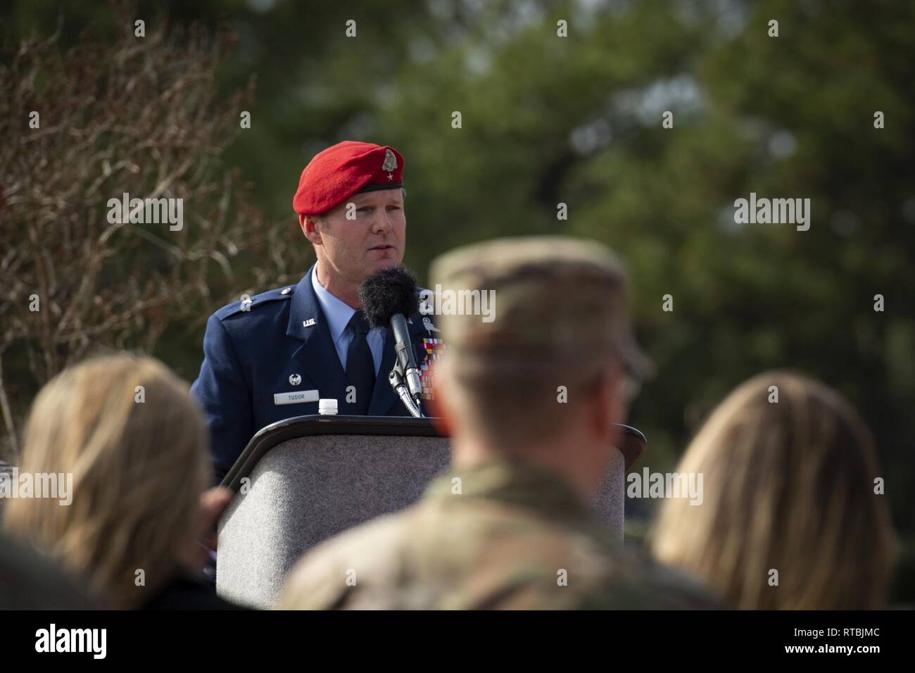 U.S. Air Force Brig. Gen. Claude K. Tudor, Jr., commander of the 24th ...