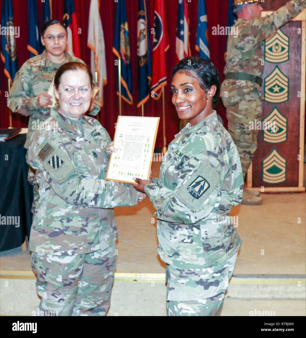 U.S. Army Command Sgt. Maj. Sheryl D. Lyon, U.S. Army Cyber Command ...