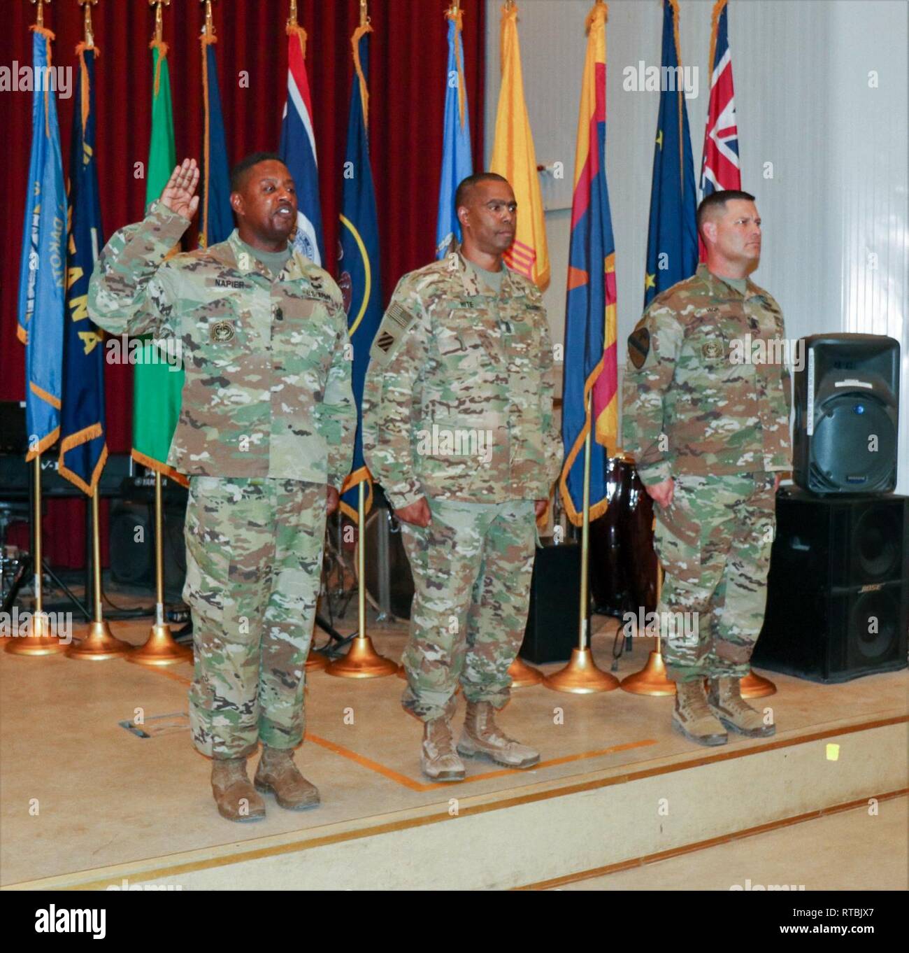 U.S. Army Command Sgt. Jonathan Napier, 160th Theater Strategic Signal ...