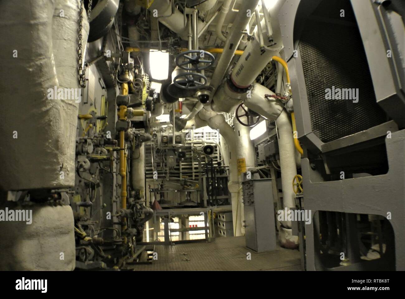 The engine room of the battleship hi-res stock photography and images ...
