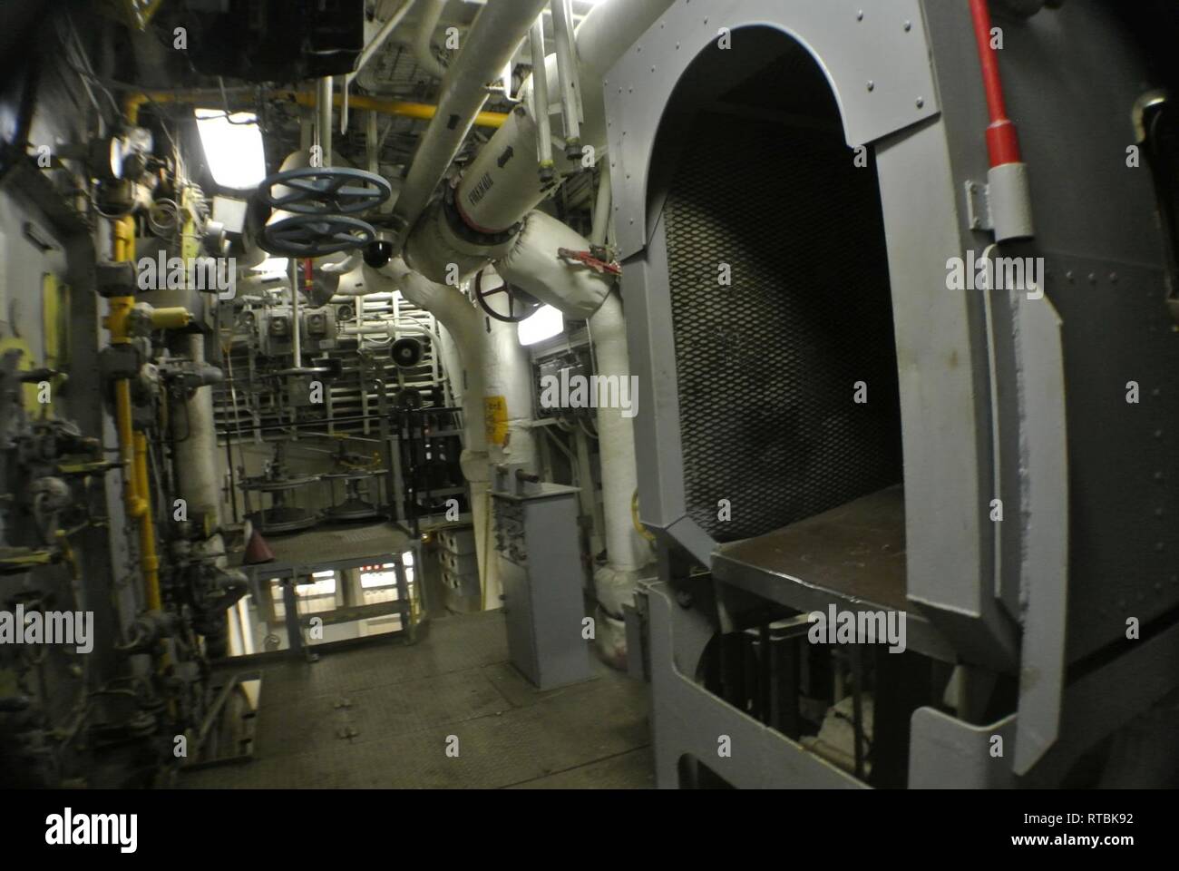 The Engine Room Of The Battleship High Resolution Stock Photography and ...
