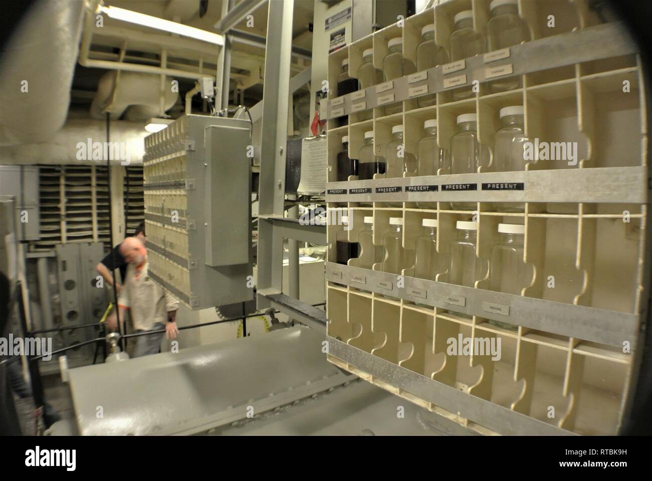 The engine room of the battleship hi-res stock photography and images ...
