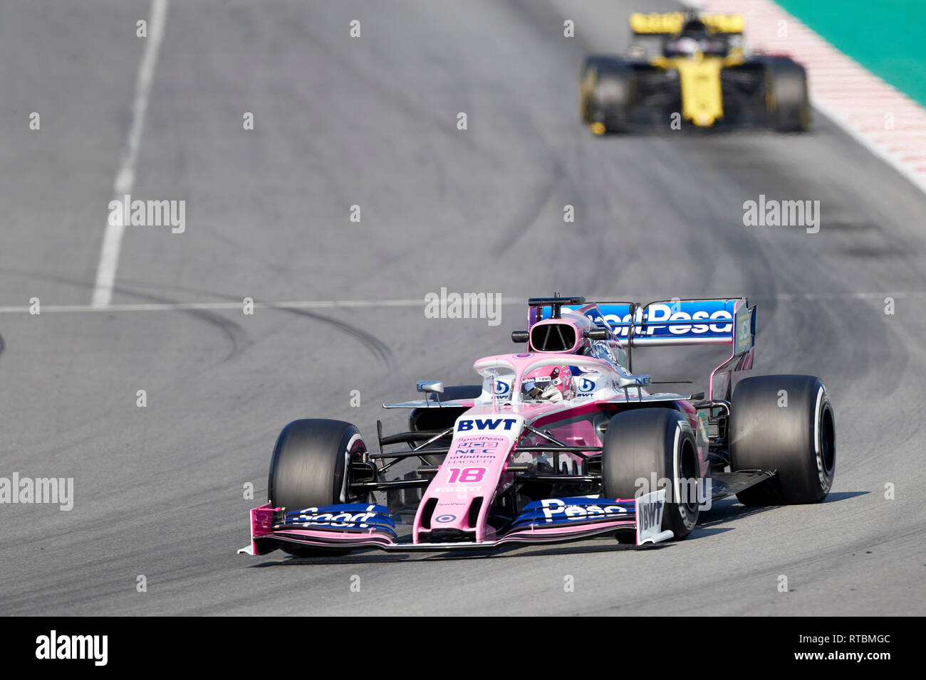 Racing point f1 team rp19 lance stroll hi-res stock photography and ...