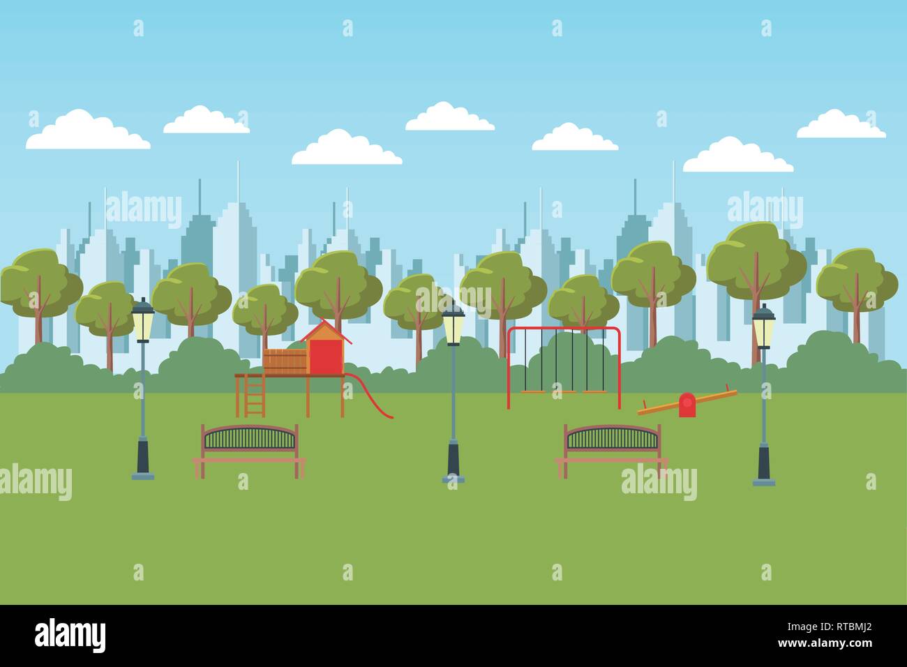 Attractions outdoors Stock Vector Images - Alamy