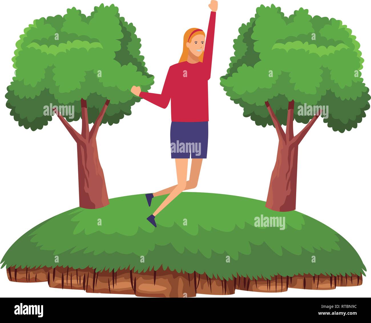 Jump park Stock Vector Images - Alamy