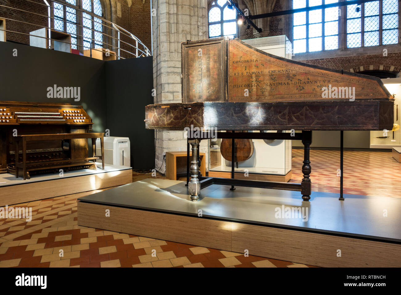 17th century harpsichord by Andreas Ruckers in the Vleeshuis / Butcher ...
