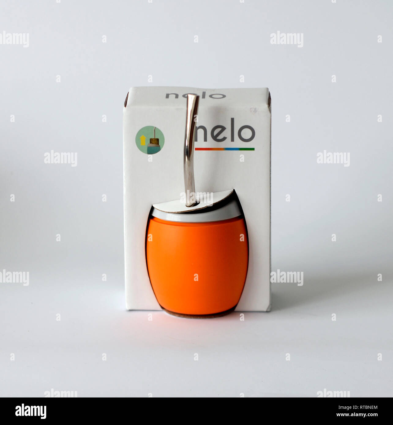 modern argentine orange silicone mate Stock Photo - Alamy