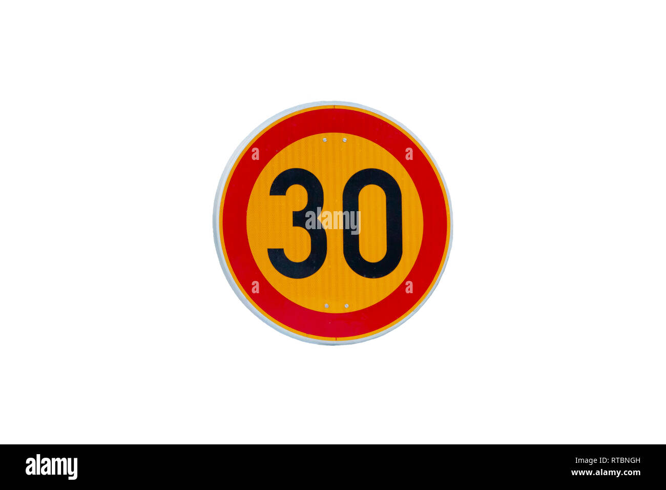 Black number 30 on white circle hi-res stock photography and images - Alamy