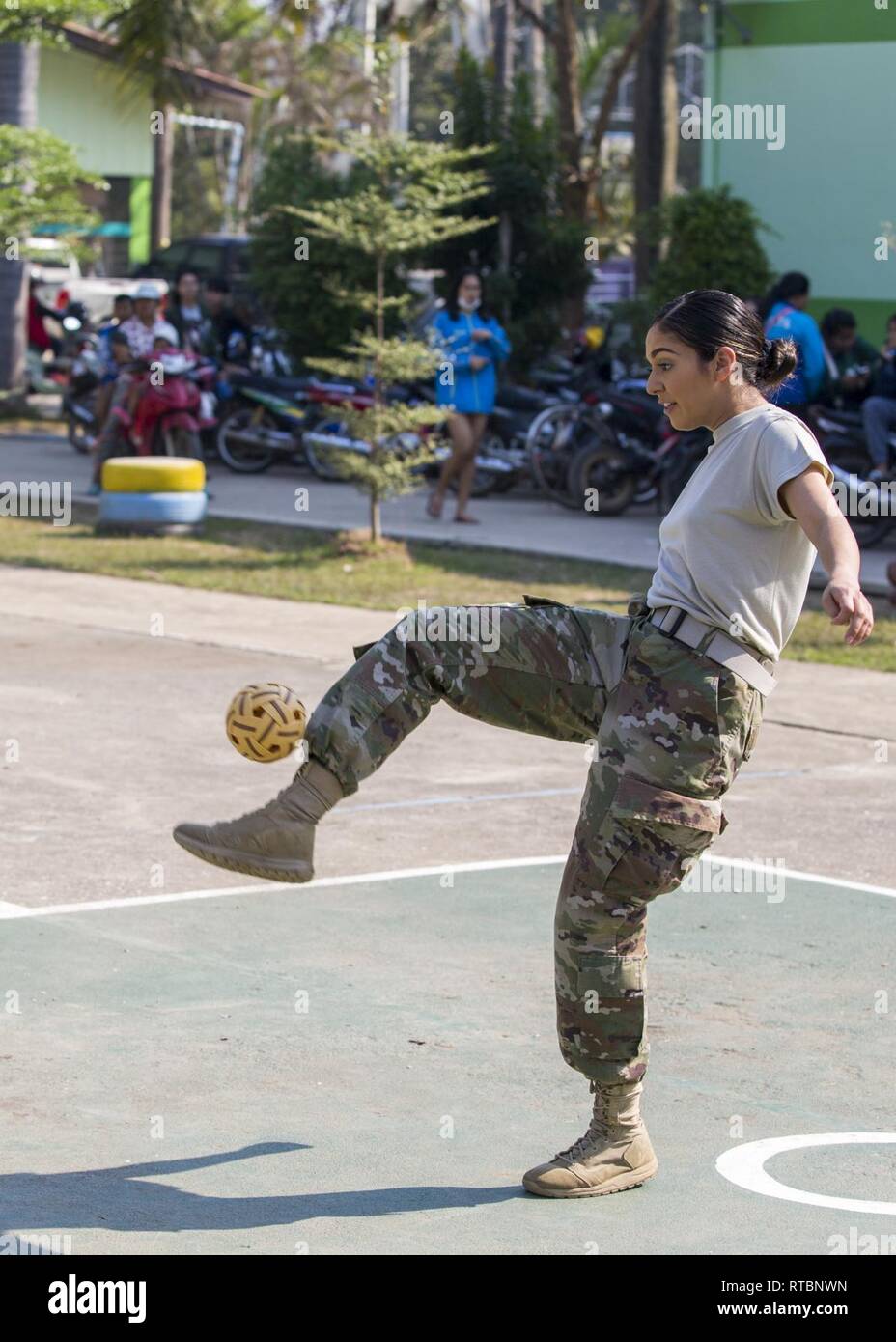 U.S. Army Spc. Erica Gonzales with 416th Civil Affairs Battalion ...