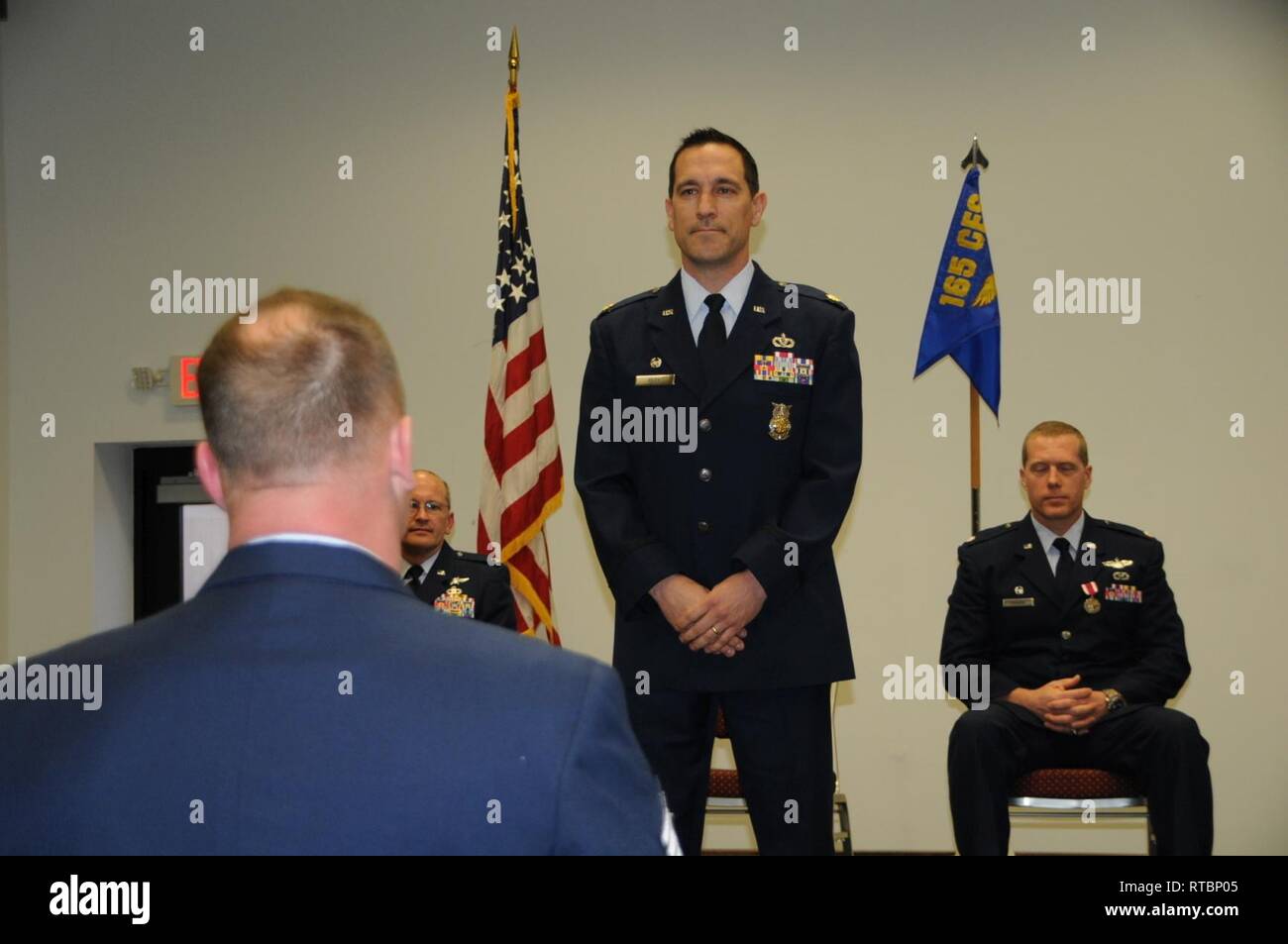 U.S. Air Force Maj. Tim Riley assumed command of the 165th Civil ...