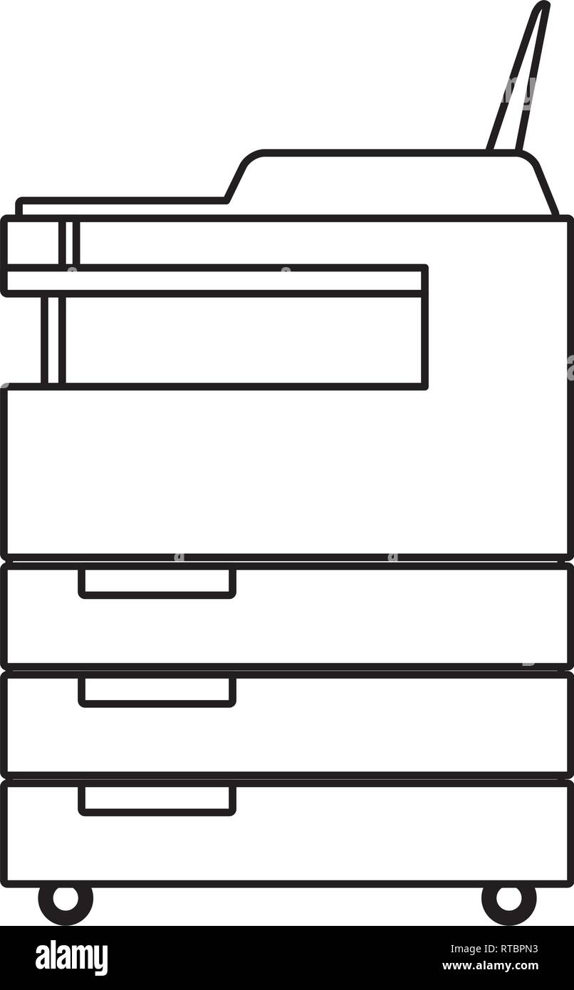 technology printer business Stock Vector Image & Art - Alamy