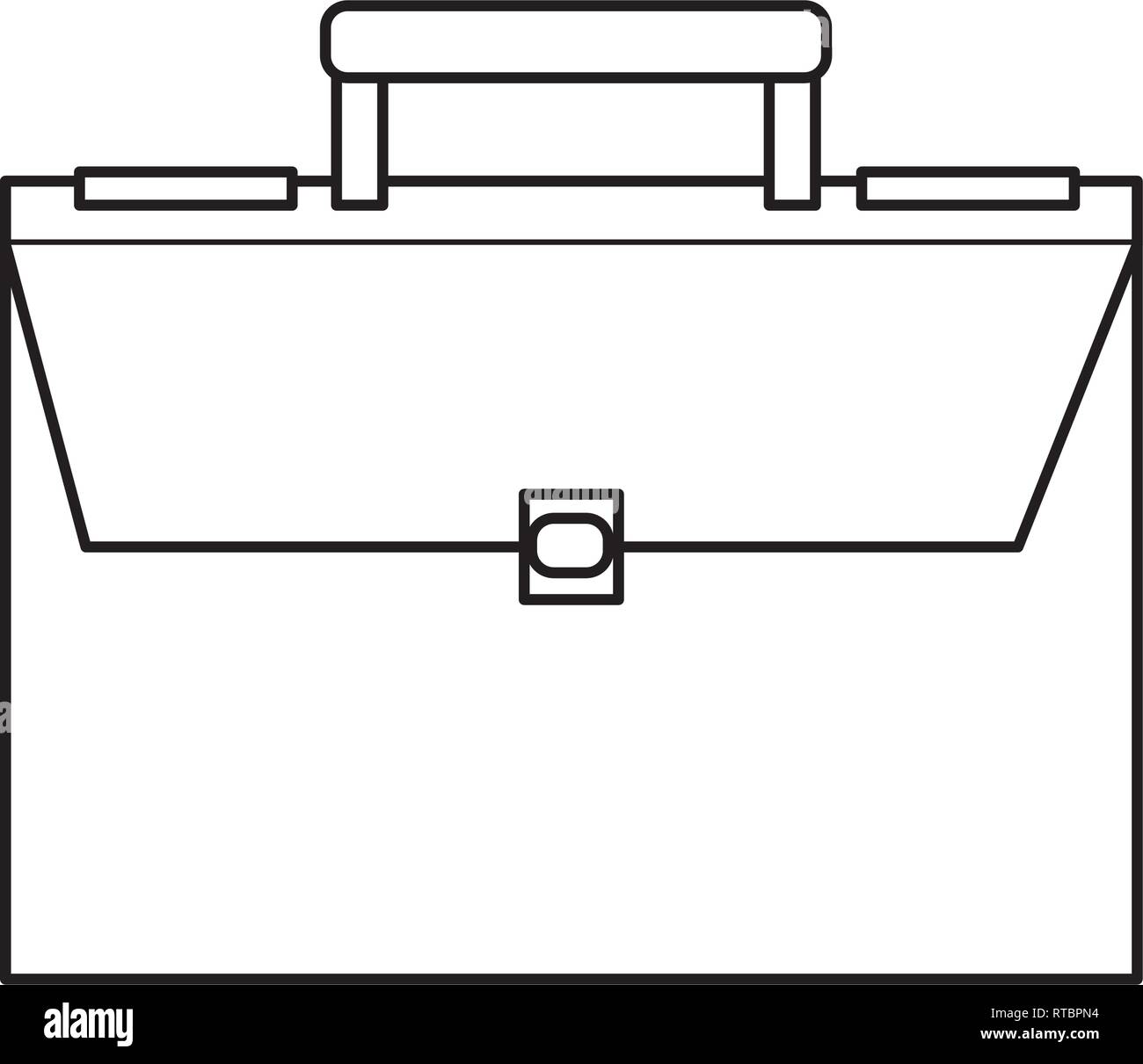 briefcase bag business black and white Stock Vector Image & Art - Alamy