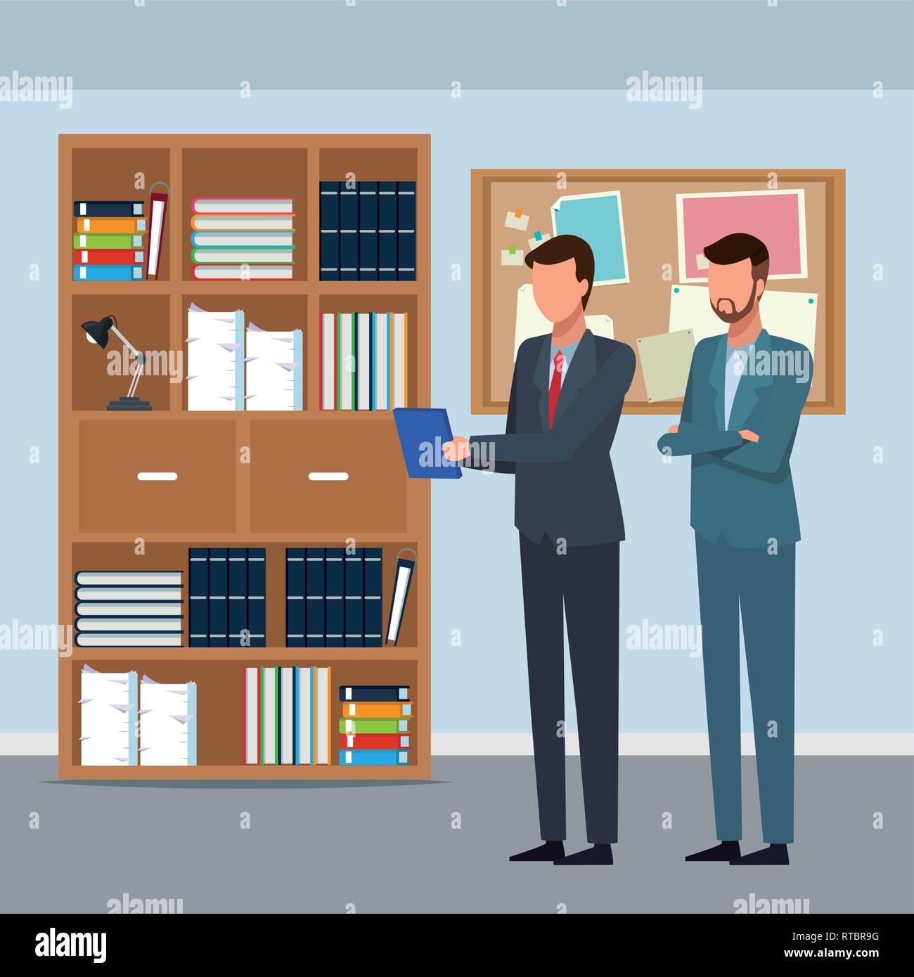 businessmen team coworker faceless Stock Vector Image & Art - Alamy