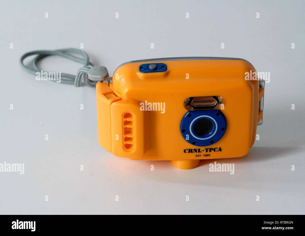 Small digital photo camera with hermetic protection for water ...