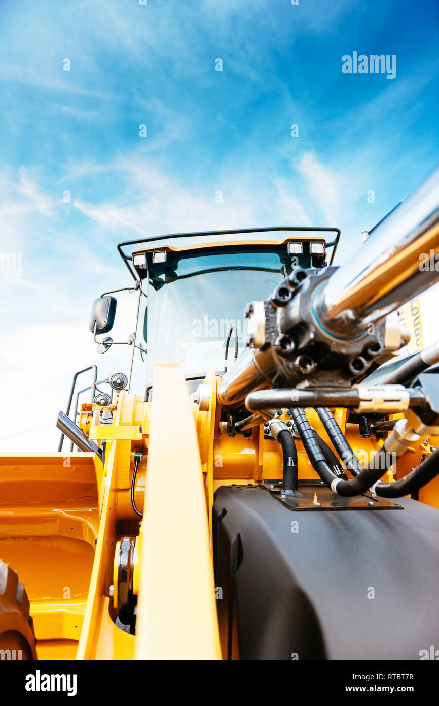 Backhoe Excavator Digger Heavy Machinery Vehicle High Resolution Stock ...
