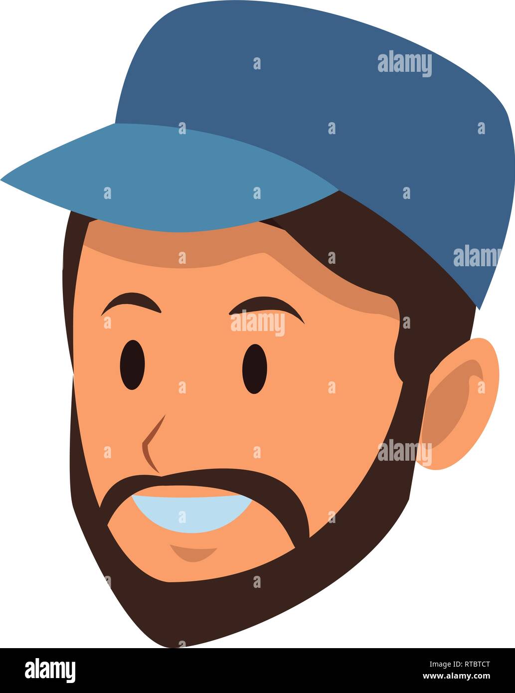 man only face Stock Vector Image & Art - Alamy