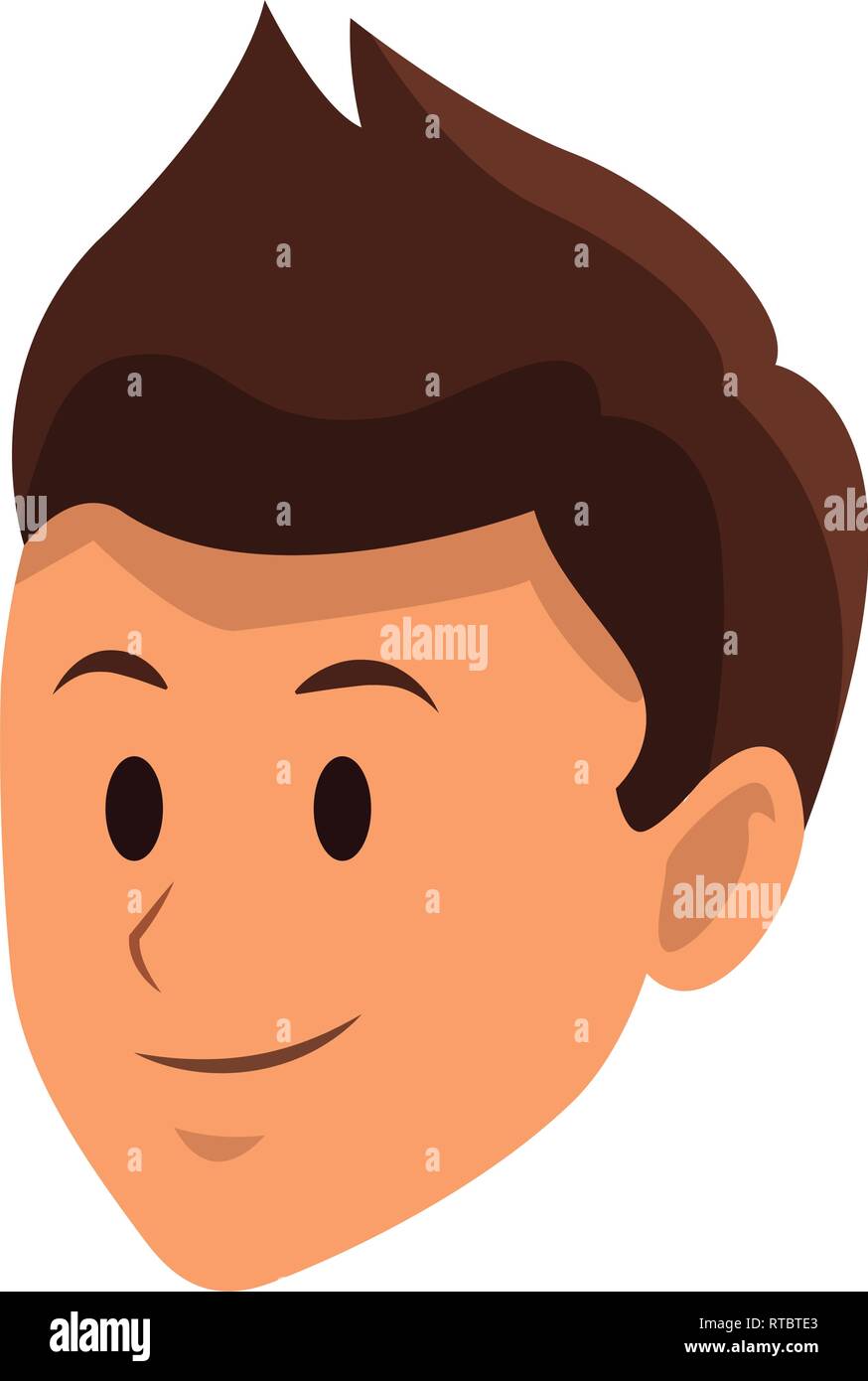 man only face Stock Vector Image & Art - Alamy
