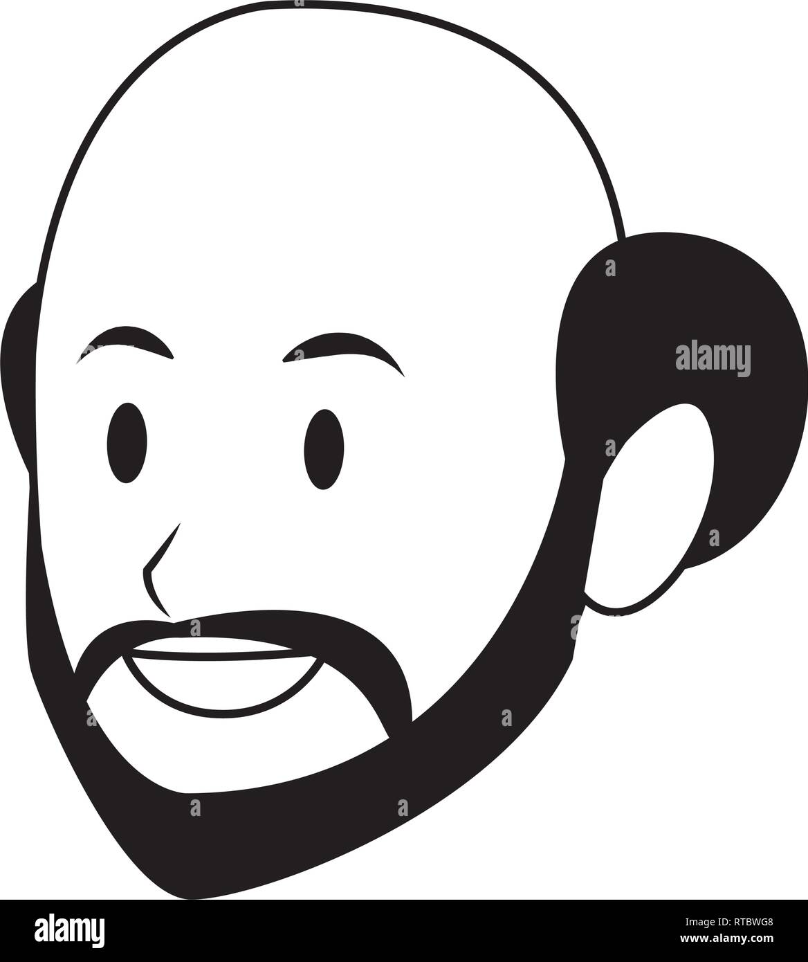 man only face avatar Stock Vector Image & Art - Alamy