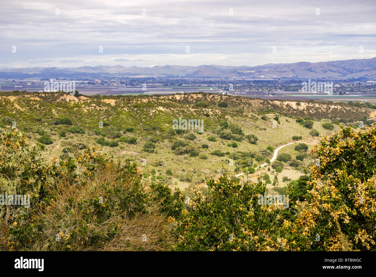 Landscape in Fort Ord National Monument, Salinas, California Stock ...