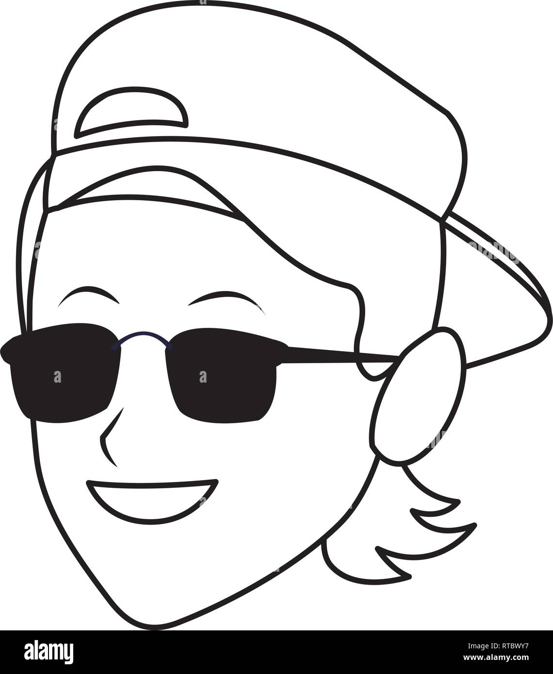 man only face Stock Vector Image & Art - Alamy